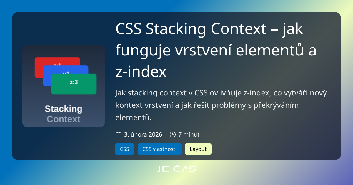 CSS Stacking Context