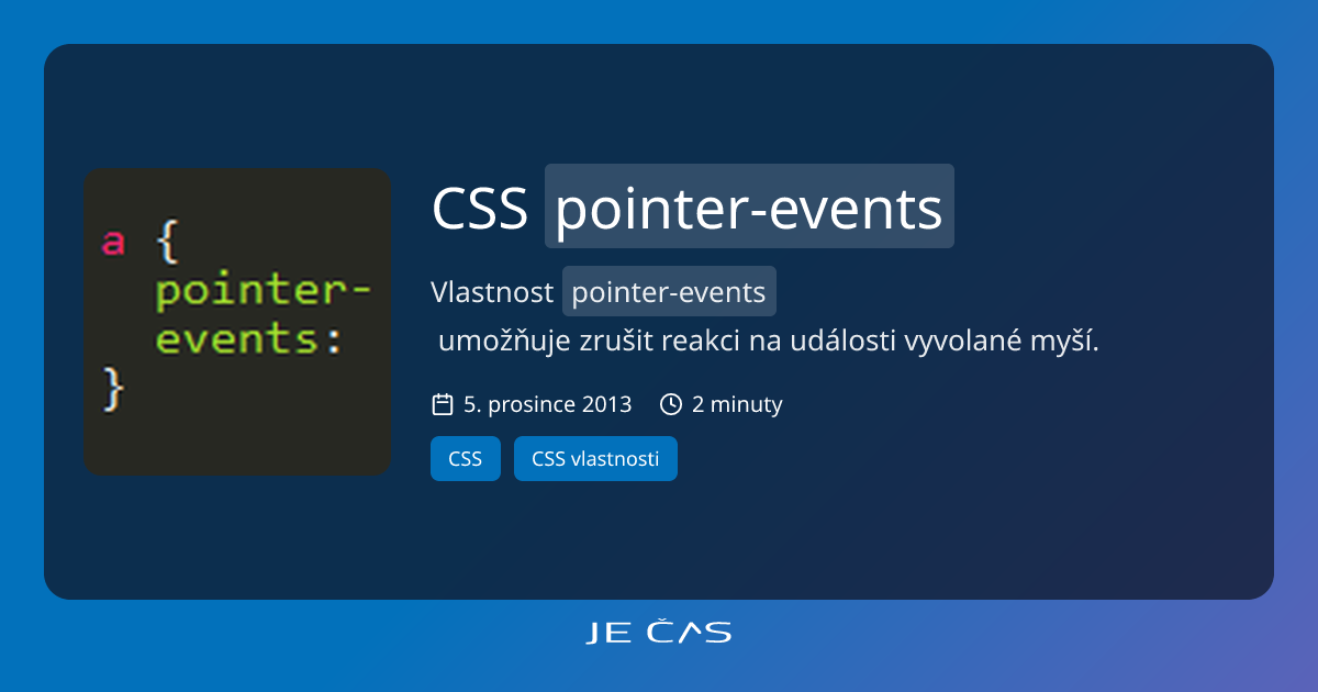 CSS pointer-events